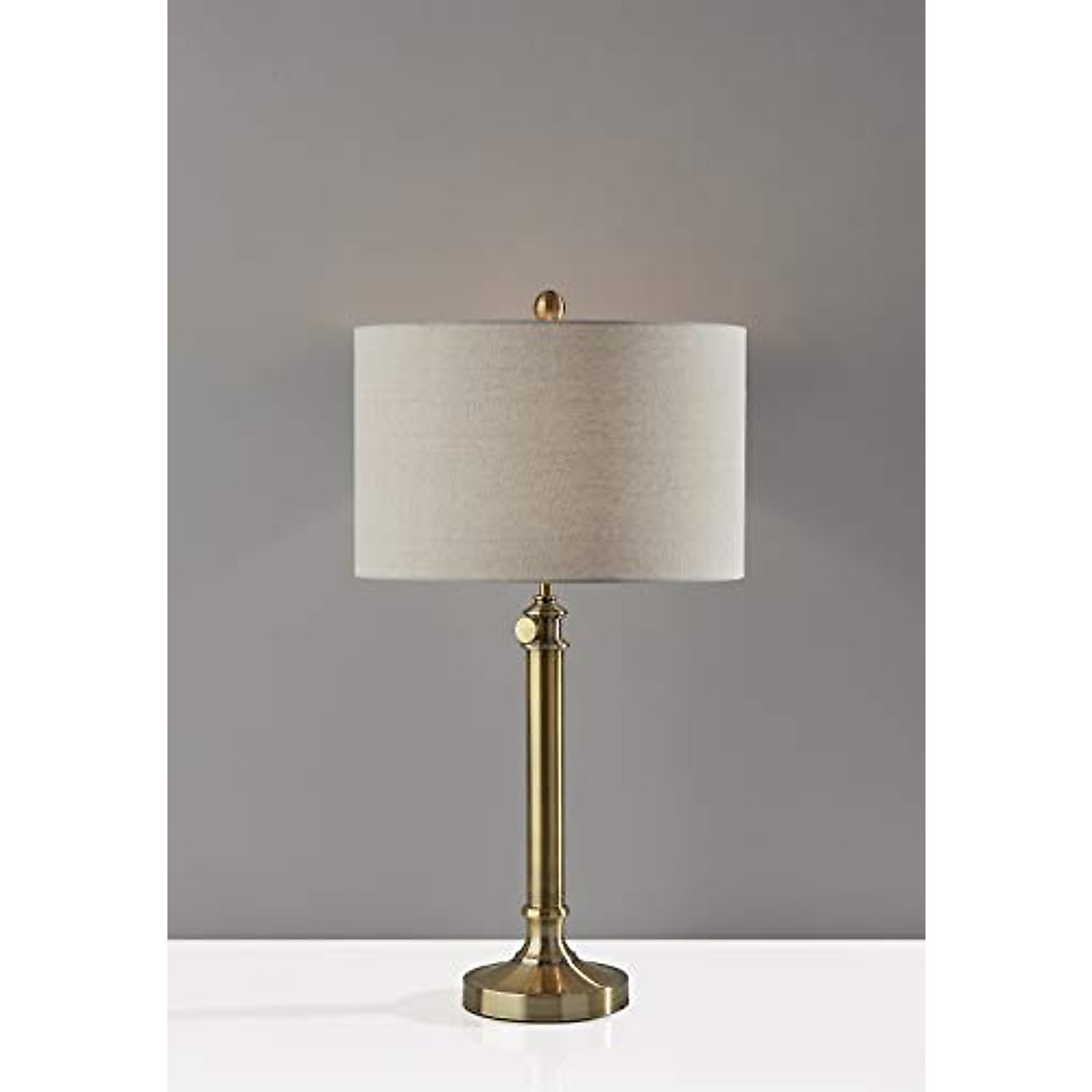 Adesso Home SL1165-21 Transitional Table Lamp from Barton Collection in Brass-Antique Finish, 15.00 inches, Bronze