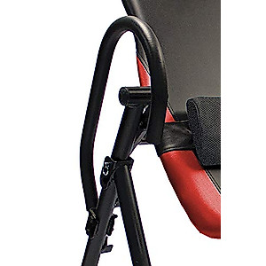 Body Vision IT9550 Deluxe Inversion Table with Adjustable Head Rest & Lumbar Support Pad, - Heavy Dutyup to 250 lbs., Red