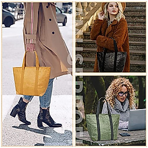 Reusable Lunch Bag Women, Insulated Lunch Tote Bag, Small Lunch Bag, Adult Lunch Bag, Lightweight and Water-Resistant Lunch Bag for Women, Black