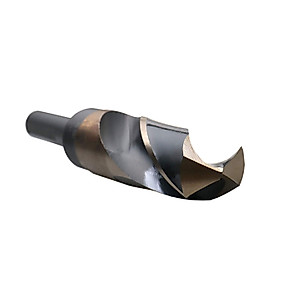 Accusize Industrial Tools 1'' ANSI M35(H.S.S. + 5% Cobalt) S and D Drill, 1/2'' Shank, 135 Degree Split Point, 0412-0001