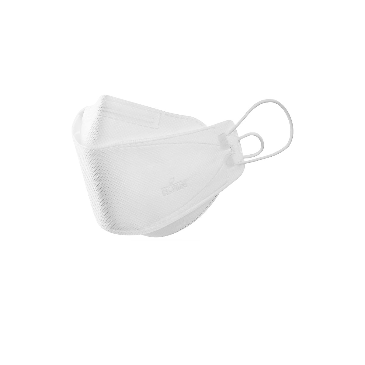BOTN 10Pcs Large White KF94 Protective and Safety Face Mask for Adult, 4-Layer Filter and 3D Design, Adjustable Strap, Premium Quality and Made in Korea