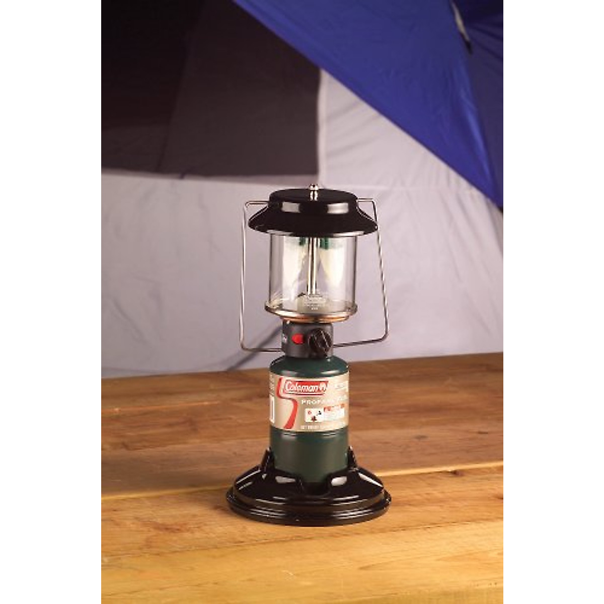 Coleman Gas Lantern | 1000 Lumens QuickPack 2-Mantle Propane Lantern with Carry Case