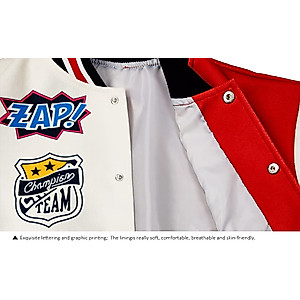 VOIKERDR Button Down Shirts for Women Outerwear Windbreaker Varsity Jacket for Women Summer Lightweight Jacket 2023