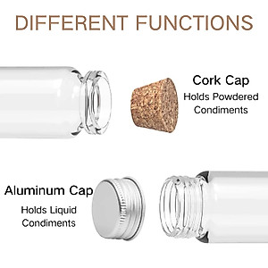 SPINNDO ULUZE Camping Spice Kit Travel Spice Holder Hiking Spices Set bushcraft Spice kit