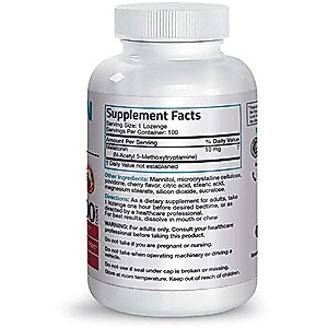 Bronson Melatonin 10mg Fast Dissolve Tablets - Stay Asleep Longer - 100 Cherry Flavored Fast Dissolve Tablets