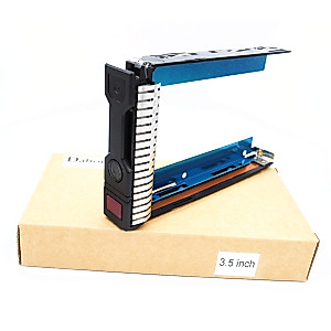 3.5" 651314-001/651320-001 LFF SAS SATA HDD Tray Caddy Replacement for ProLiant MicroServer Gen8 G8 Gen9 G9 Hard Drive Tray DL380P DL360P DL160 with 4 Screws