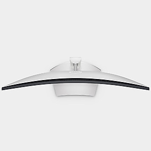 Dell S3221QS 32 Inch Curved 4K UHD (3840 x 2160), VA Ultra-Thin Bezel Monitor, 60Hz, 4MS Response Time, 90% DCI-P3, 99% sRGB, AMD FreeSync, HDMI, DisplayPort, Built in Speakers, VESA Certified, Silver