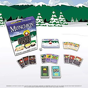 USAOPOLY Munchkin South Park | Card Game Featuring South Park Characters | Based on The Steve Jackson Munchkin Games | Officially-Licensed Comedy Central & South Park Board Game & Merchandise.