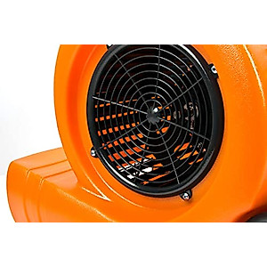 Generic 3-Speed Air Mover 1.3HP 5000 CFM Powerful Floor Blower Carpet Dryers Janitoral Floor Dryer with Telescopic Handle, Wheels