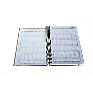 Collins Debden Delta Academic 2023-24 A5 Day To Page Mid Year Diary Planner School College or University Term Journal - August 2023 to August 2024 - Orange - FP51M.44-2324