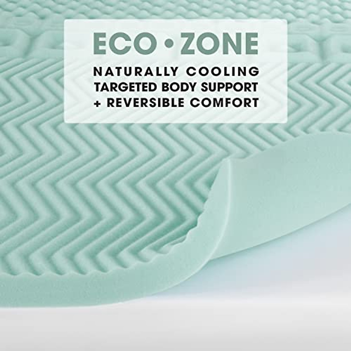 Dream Serenity EcoZone 3" Memory Foam Mattress Topper Queen