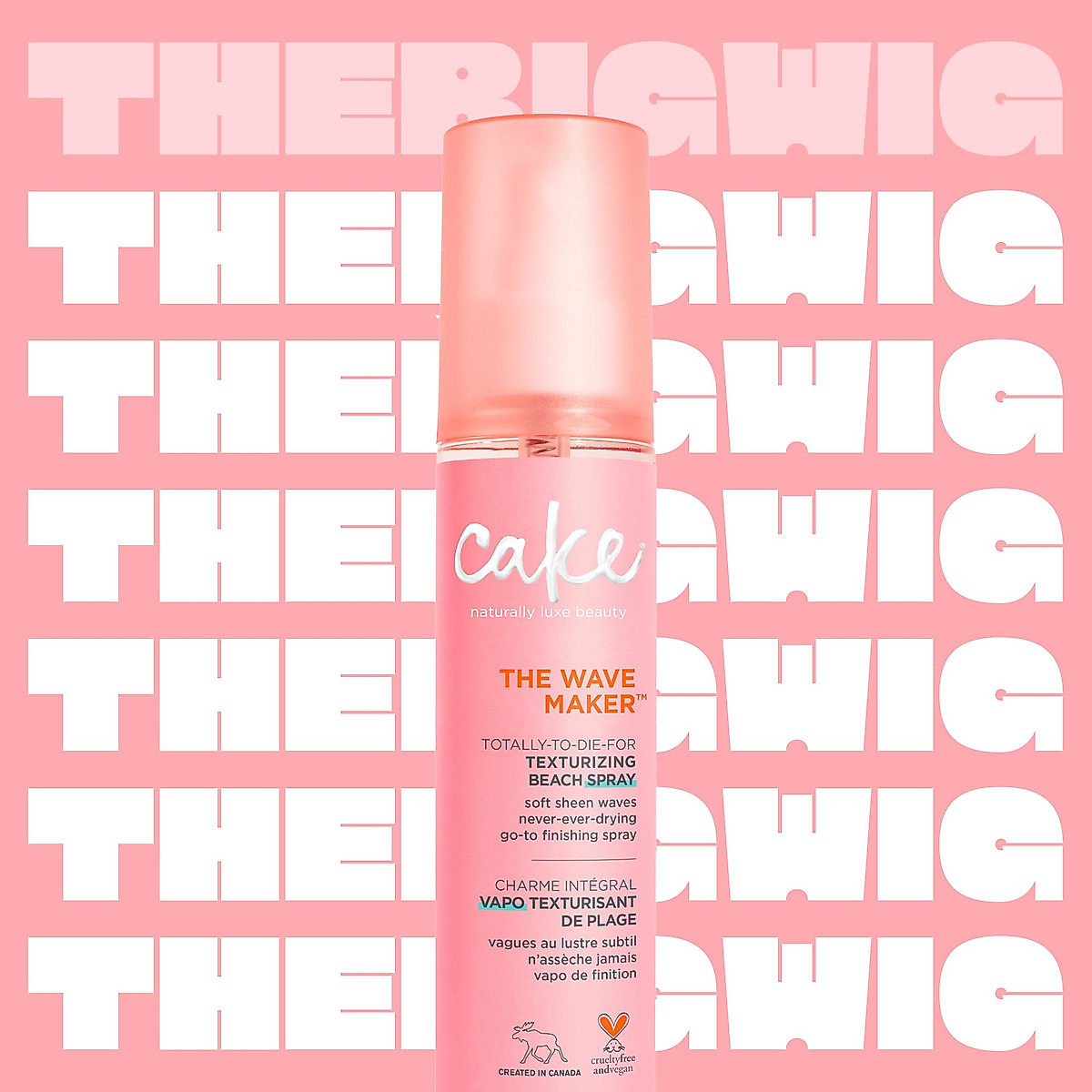 Cake Beauty The Wave Maker Texturizing Beach Spray, 4 Ounce. (Packaging may vary)