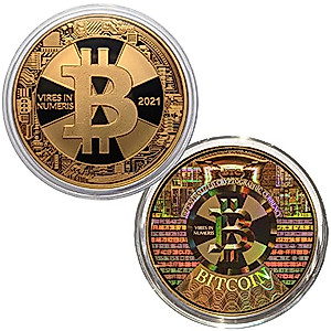 2021 Holographic Commemorative Bitcoin, 39 mm