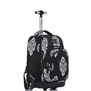 Tilami Rolling Backpack 18 inch Boys and Girls Laptop Backpack, Totem