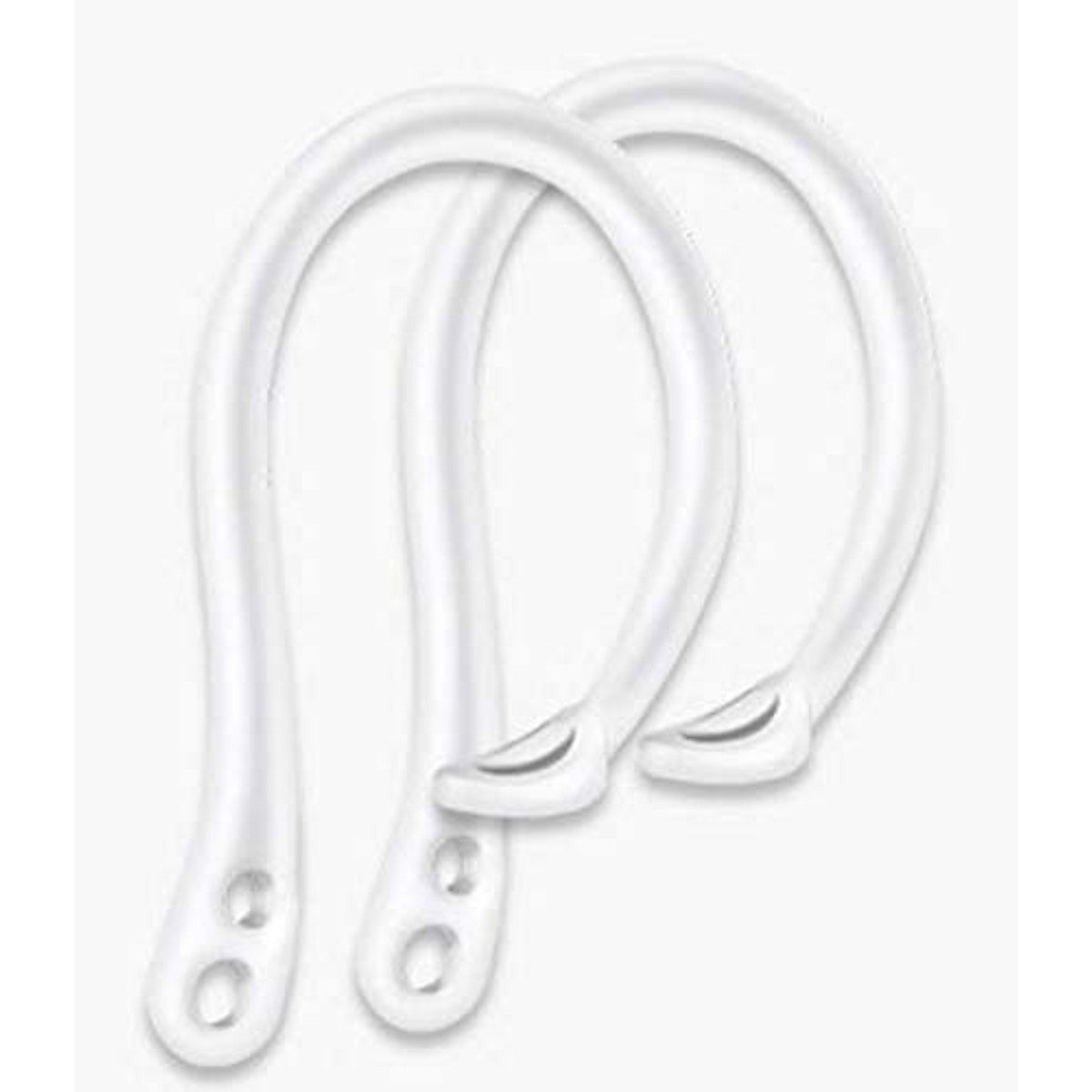 ALXCD Ear Hook Ear Tips Replacment for AirPods Pro, 1 Pair Over-Ear Soft TPU Ear Hook & 2 Pairs in-Ear Silicone Ear Tips in 1 Set [Anti Slip][Anti Lost], Fit for AirPods Pro (1+2S) White