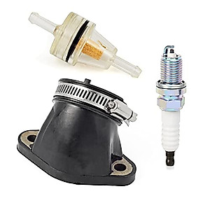 Carb Intake Manifold Boot Spark Plug For Polaris Sportsman 500 4x4 6x6（NO-HO）Magnum 425 500 Big Boss 500 Ranger 400 Sportsman 335 400 3084879