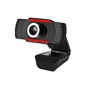 Adesso CyberTrack H3 Webcam 1.2 Megapixel 30 fps USB 2.0 1280x720 Video CMOS Sensor Manual-Focus Microphone for PC & Laptop, Black
