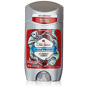 Old Spice Anti-Perspirant 2.6 Ounce Wolfthorn Solid (76ml) (6 Pack)