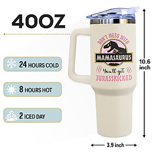 ARINIM Mothers Day Gifts for Mom from Daughter, Son - Best Mom Gifts - Birthday Gifts for Mom, Mom Birthday Gifts, Present for Mom - Tumbler 40oz with Handle