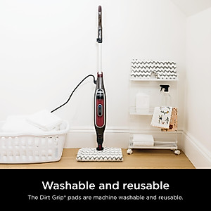 Shark S5003D Genius Hard Floor Cleaning System Pocket Steam Mop, Burgundy/Gray