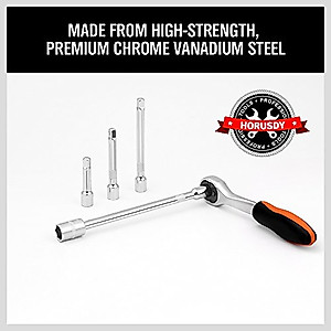 1/4" Socket Extension Set - 4PCS Drive Socket Quarter Inch Extension Bar Set 2" / 50mm, 3" / 75mm, 4" / 100mm, 6" / 150mm CR-V Durable Material