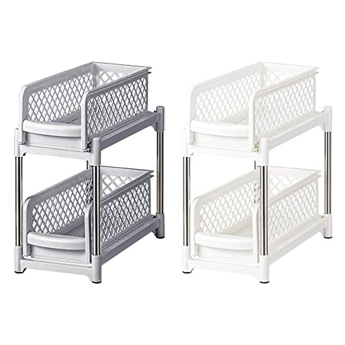 Freestanding Hollow Drawer Storage Stand Under Sink Cabinet Organizer Stand for Cabinet