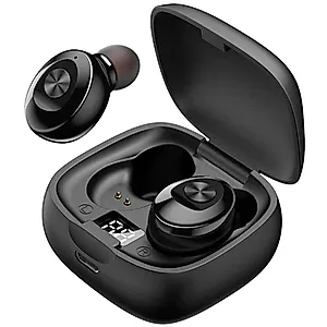 Bluetooth 5.0 Wireless Earbuds,Deep Bass Sound 15H Playtime IPX5 Waterproof Earphones Call Clear with Microphone in-Ear Stereo Headphones Comfortable for iPhone, Android 27