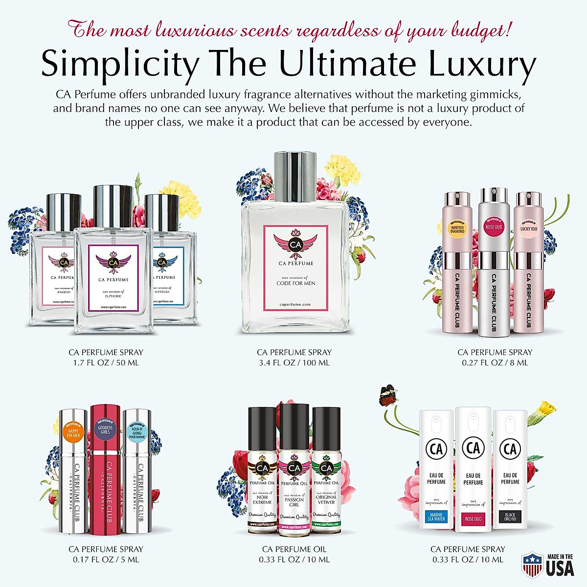 CA PERFUME TRIPLE SET (IMPRESSION OF CREED AVENTUS)