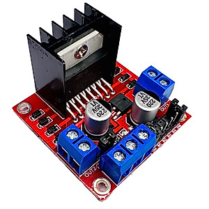 DIYables L298N Motor Driver Module for Arduino, ESP32, ESP8266, Raspberry Pi, 2 Pieces