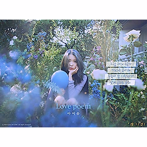 IU 'Love Poem' 5th Mini Album CD+112p PhotoBook+1p PhotoCard+1p Bookmark+Message PhotoCard SET+Tracking Kpop Sealed