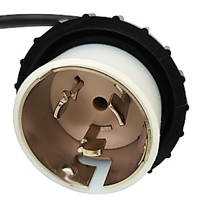 Parkworld 69953 Shore Power 50A Male NEMA SS2-50P to TT-30R RV 30A Female Adapter Cord 125V 1.5FT
