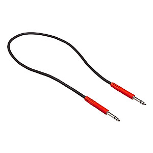 Hosa TTS-845 Balanced Patch Cables, TT TRS to Same, 1.5 ft