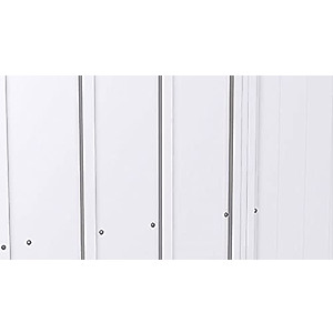 Arrow Shed Classic 6' x 5' Outdoor Padlockable Steel Storage Shed Building