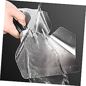 ULTECHNOVO 1pc Packing Shovel Chips Stainless Steel Funnel Stainless Steel Scoop Stainless Steel Kitchen Scoop Stainless Steel Popcorn Scoop Stainless Steel Flour Shovel Commercial