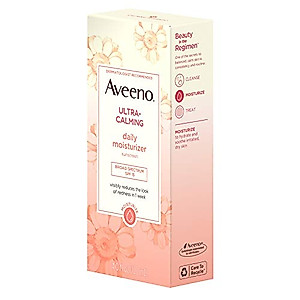 Aveeno, Facial Moisturizers Ultra-Calming Daily Moisturizer, SPF 15, Pump, 4 fl oz