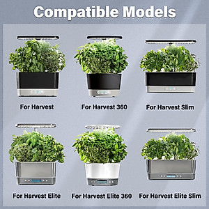 Power Cord for AeroGarden Harvest 360 Slim 100690 Replacement Charger AC Adapter for AeroGarden Harvest Elite 100691 6.0Ft Extra Long DC Power Supply PERFEIDY