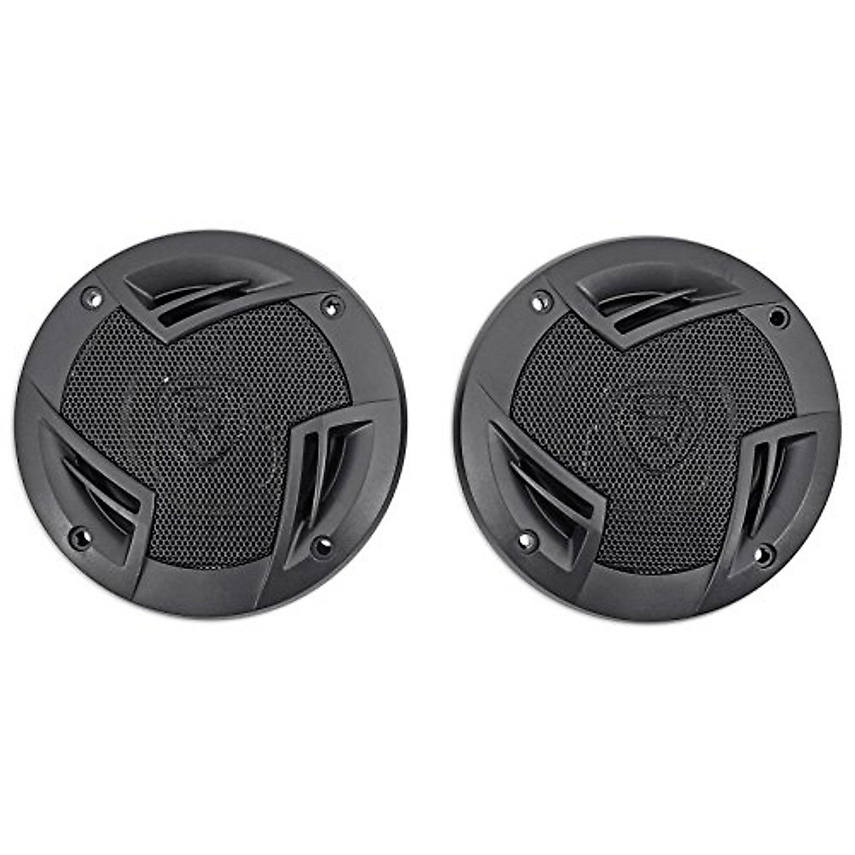Pair Rockville RV4.3A 4" 3-Way Car Speakers 500 Watts / 70w RMS CEA Rated Total