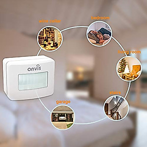 Onvis Smart Homekit Motion Sensor Indoor Humidity Gauge Hygrometer Thermometer Home Automation Trigger Bluetooth No Hub Required