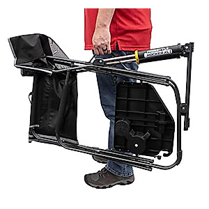 GCI Outdoor Freestyle Rocker XL Portable Folding Rocking Chair, Outdoor Camping Chair with Side Table, Aluminum