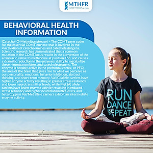 COMT Gene Test Collection Kit Comes with Results Interpretation and Live Support 7 Days a Week - Cheek Swab -