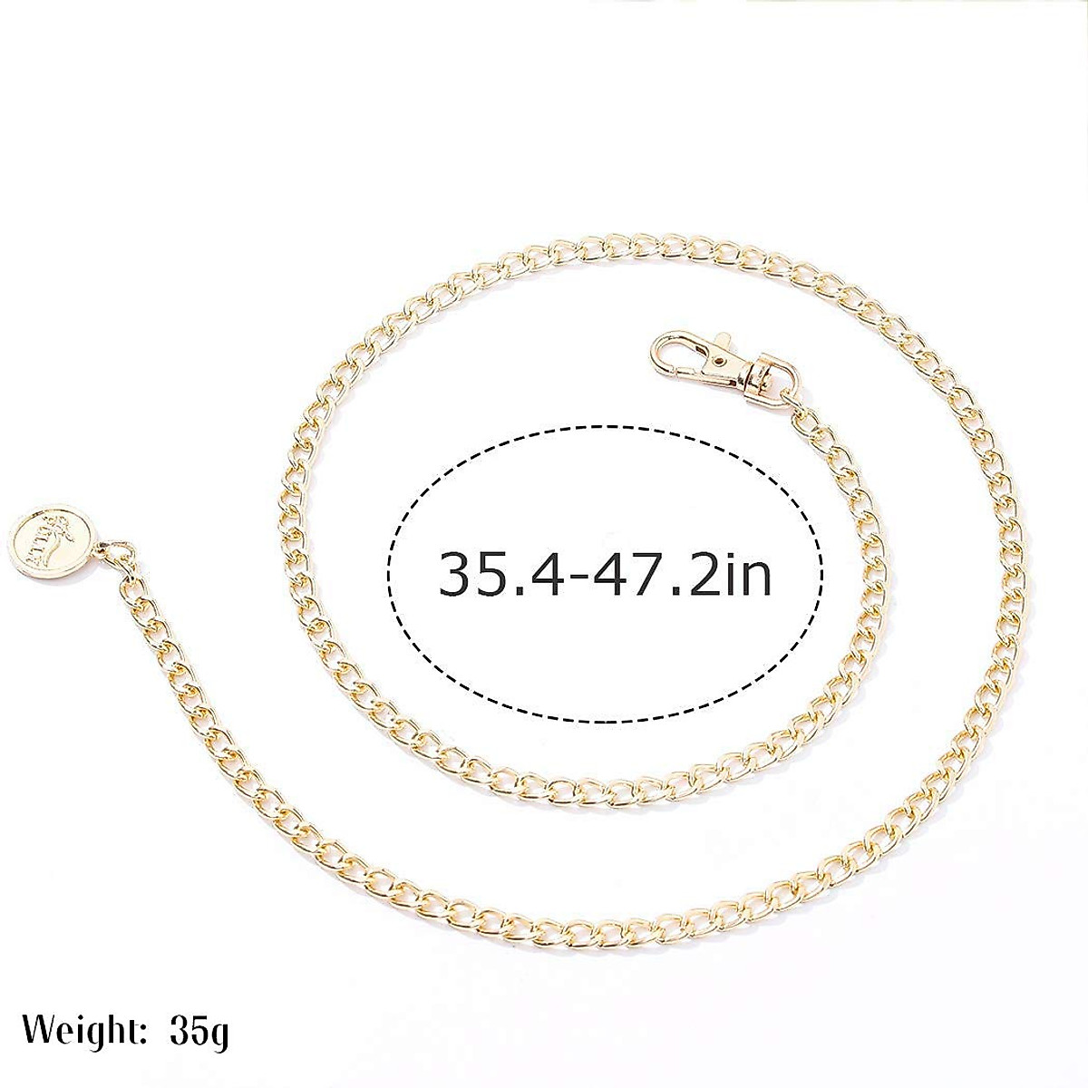 COSYDAYS Gold Chain belt Waist Belts Chain Belly Body Chain for Women