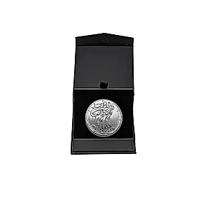 2009 - U.S. Silver Eagle in Plastic Air Tite in Magnet Close Black Gift Box - Gem Brilliant Uncirculated Dollar Uncirculated US Mint