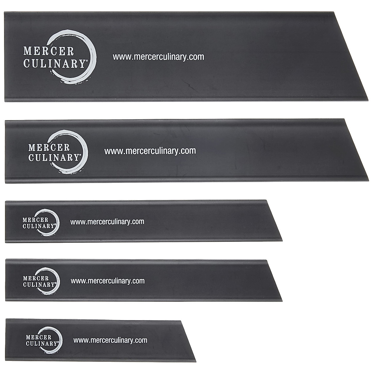 Mercer Cutlery 5-Piece Knife Guard Set, Multiple Sizes, Black