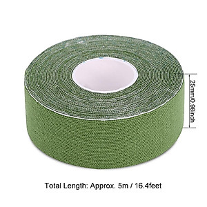 EVTSCAN Muscle Tape, 1Roll Cotton Elastic Adhesive Strain Injury Muscle Sports Sticker Bandage Tape(Green)