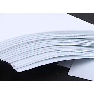 YYCRAFT Stiff Felt Sheets Thick Felt 9 Inch X 12 Inch - 15 Pcs Pack, White