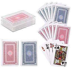 Mini Playing Cards Deck, Small Casino Card Games for Kids, Magic Party Favor, 2.5" Inches (12-Pack)
