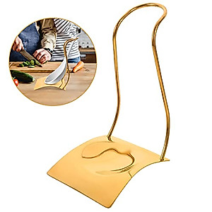 DOITOOL Integrated Spoon Rest Upright Spoon Rest Sturdy Spoon Holder Black Flatware Spoon Holder for Stovetop Ladle Delicate Spoon Holder Colander Stainless Steel Household