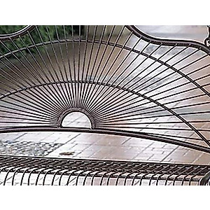 International Caravan Iron Bronze Hanging Porch Swing