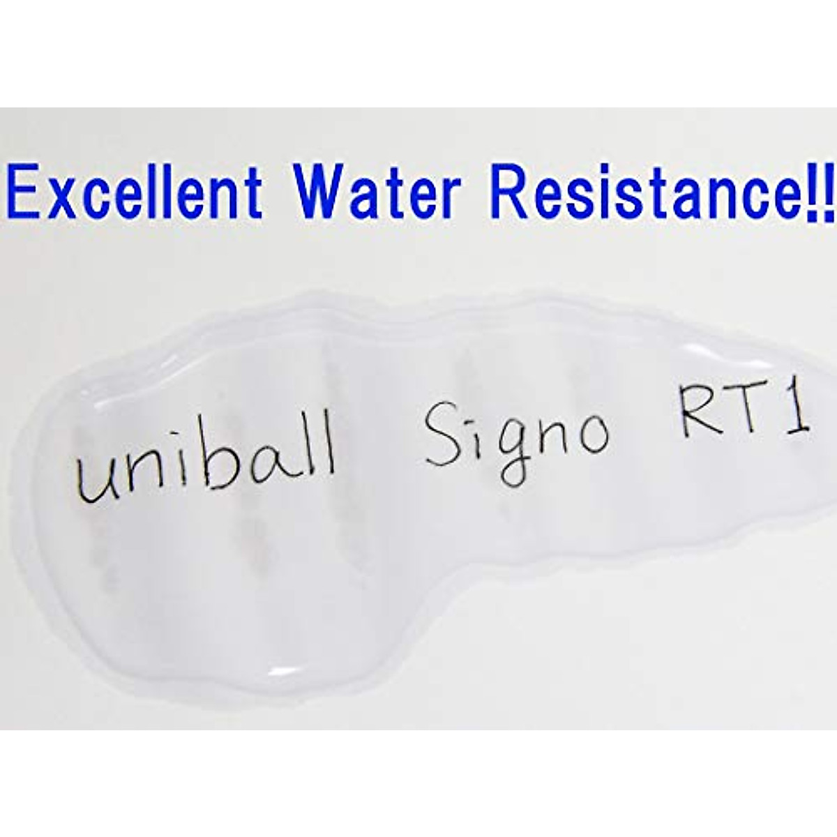 Uniball Signo RT Gel Ink Black Ballpoint Pens 0.28mm Pack of 5 Set Rubber Grip and Click Retractable, Ultra Fine Point Pens with 6 Color Ballpoint Pen and Sticky Notes