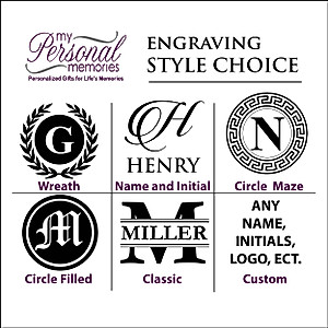 Custom Personalized Premium Crystal Glass Wine Bottle Stopper with Box - Engraved and Monogrammed